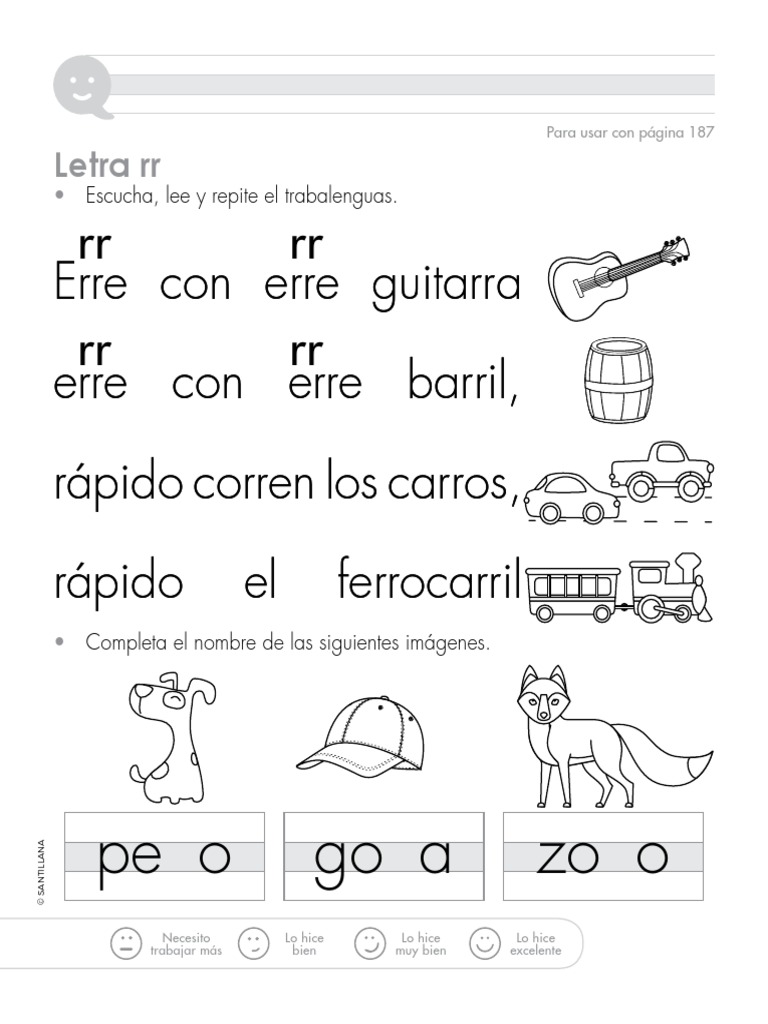 Hojas De Trabajo Con La Letra R Para Niños En Edad Preescolar