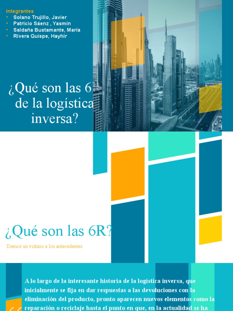 6R - Logística Inversa | PDF | Logística | Reciclaje
