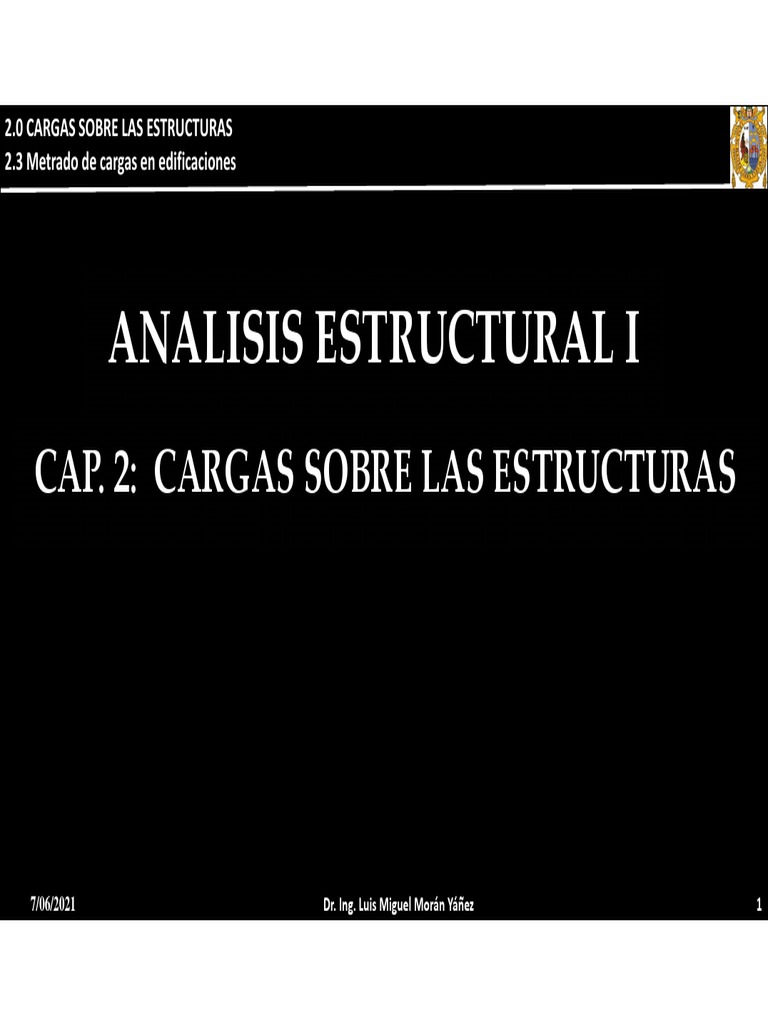 Metrado de Cargas en Edificaciones I | PDF | Ingeniero civil | Ingeniería estructural