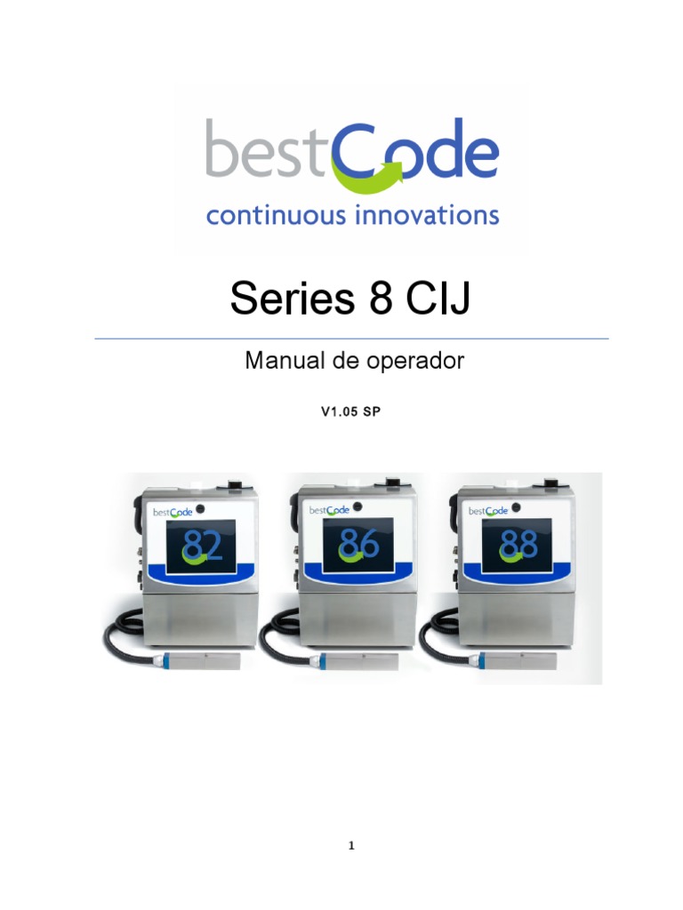 BestCode Series C8 - Manual (Español) | PDF | Impresora (Computación) | Bienes manufacturados