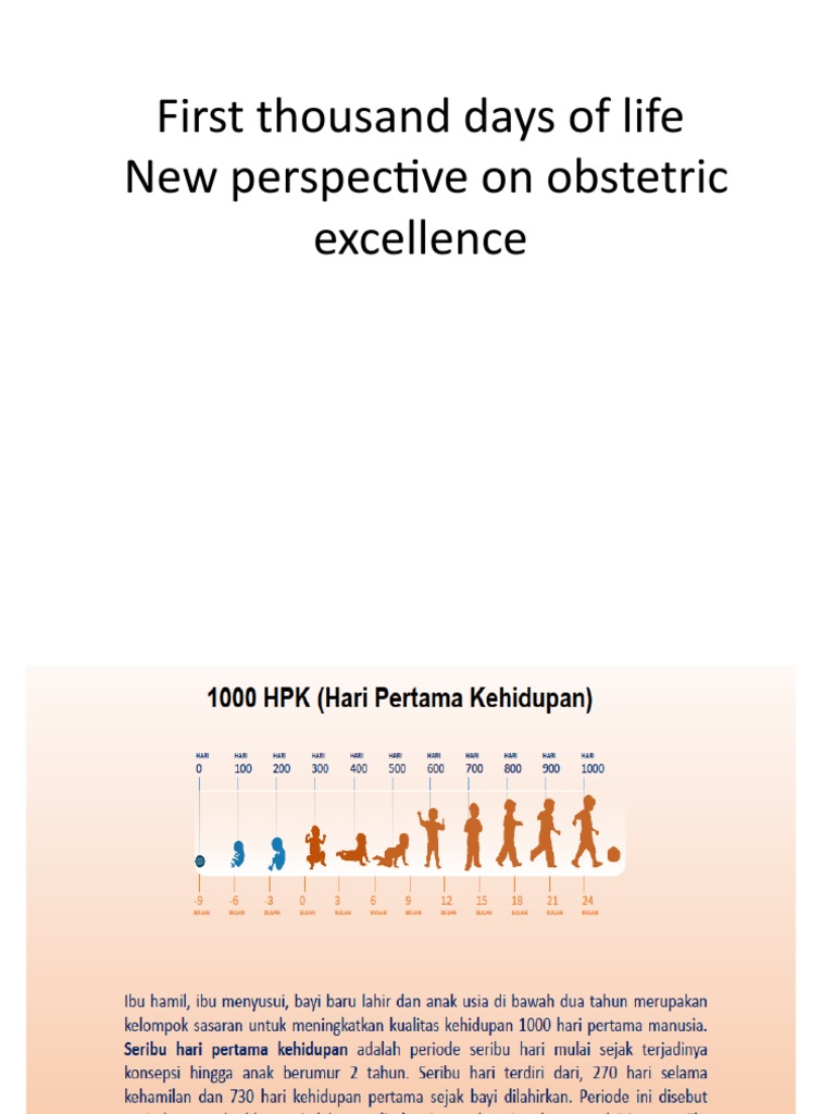 First Thousand Days of Life | PDF