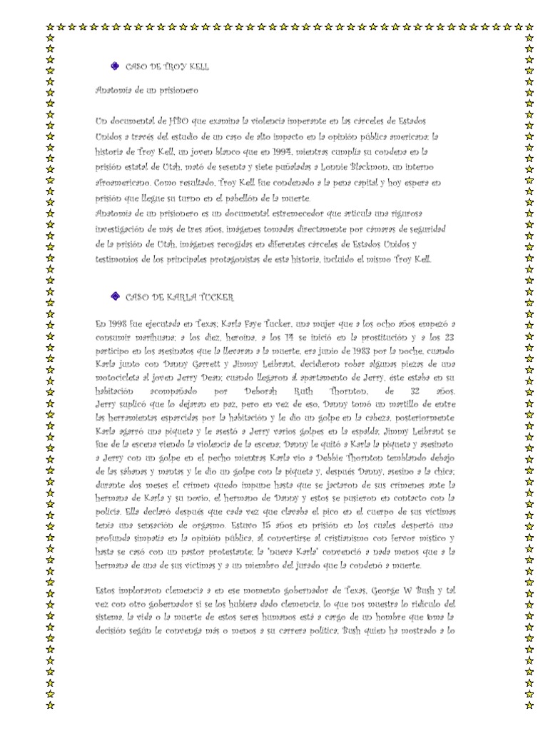 Caso de Troy Kell | PDF | Pena capital | George W. Bush