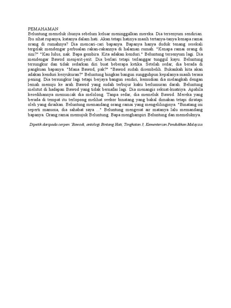PEMAHAMAN Bawod | PDF