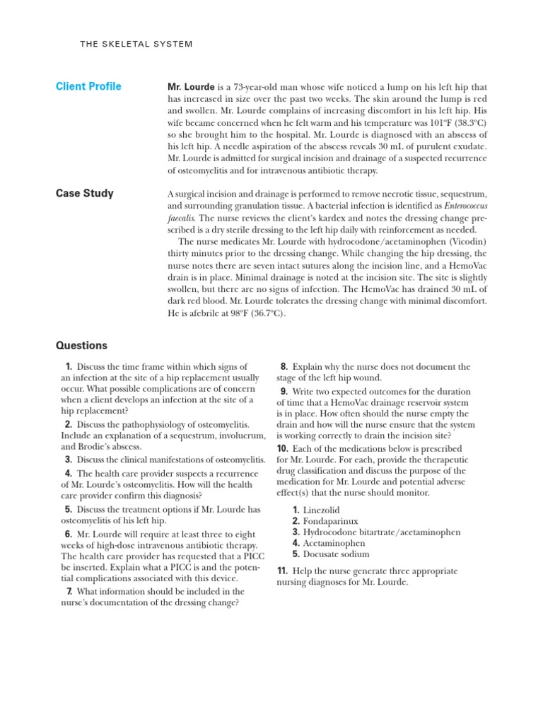 Client Profile: Case Study | PDF | Diseases And Disorders | Epidemiology