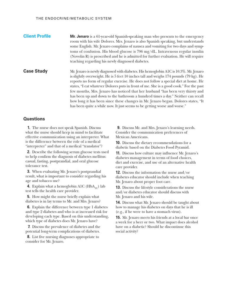 Endocrine System Diabetes | PDF | Diabetes | Glycated Hemoglobin