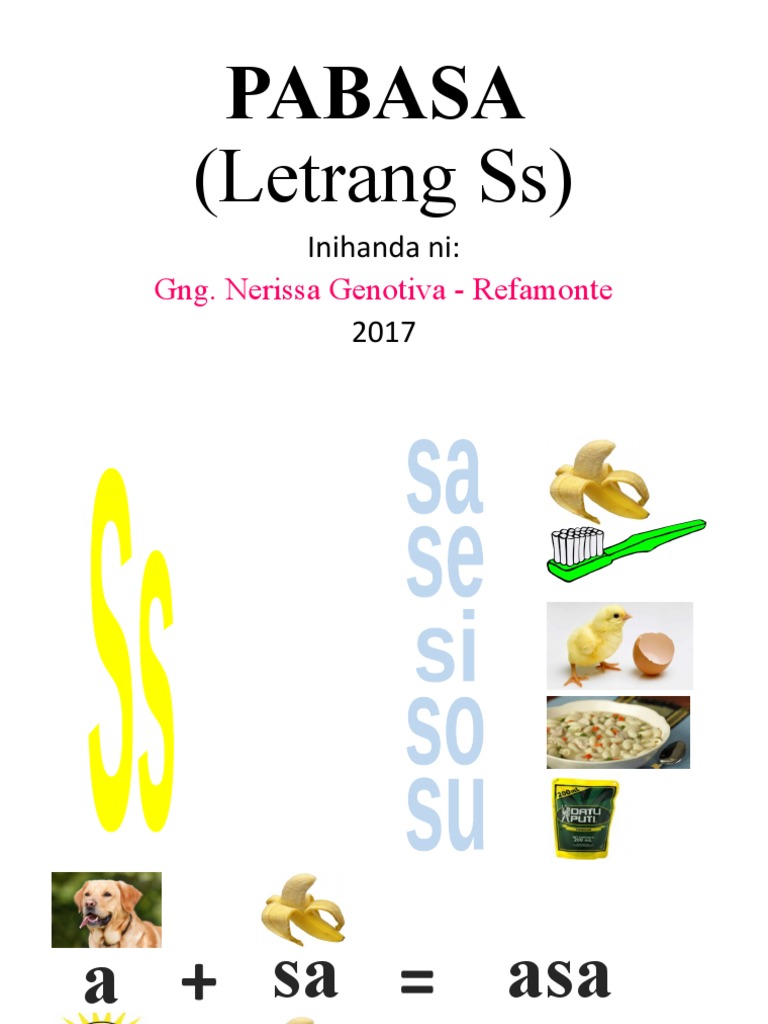 PABASA (Letrang SS) | PDF