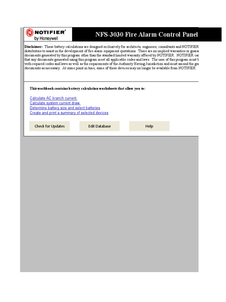 NFS-3030 Fire Alarm Control Panel | PDF | Power Supply | Battery Charger