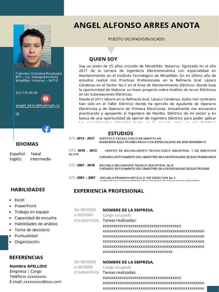 72 Curriculum Vitae Recien Egresado | PDF