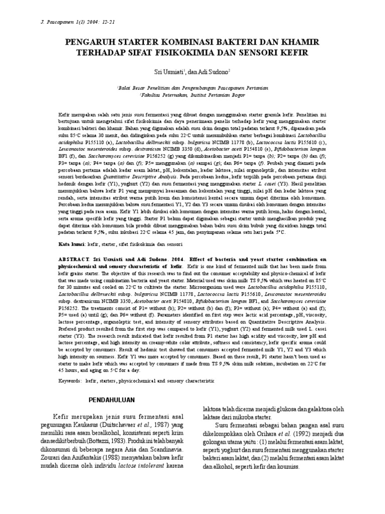 Jurnal Kombinasi Khamir Dan Bakteri | PDF | Kesehatan Holistik