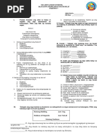 GRADE 7 2nd Quarter Exam FILIPINO | PDF