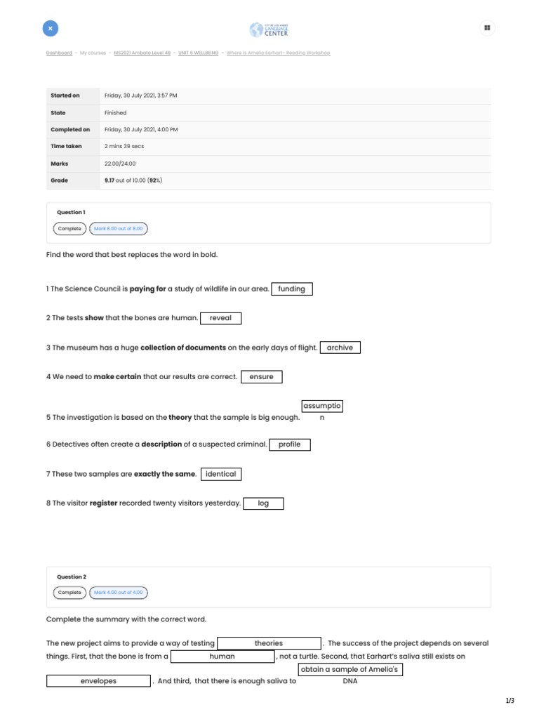 Amelia Earhart DNA Research Insights | PDF | Science & Mathematics ...