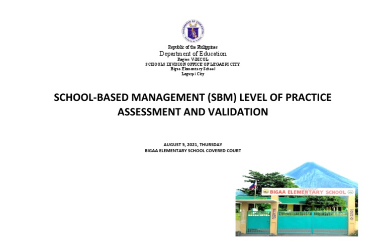 SBM Validation Tarp | PDF