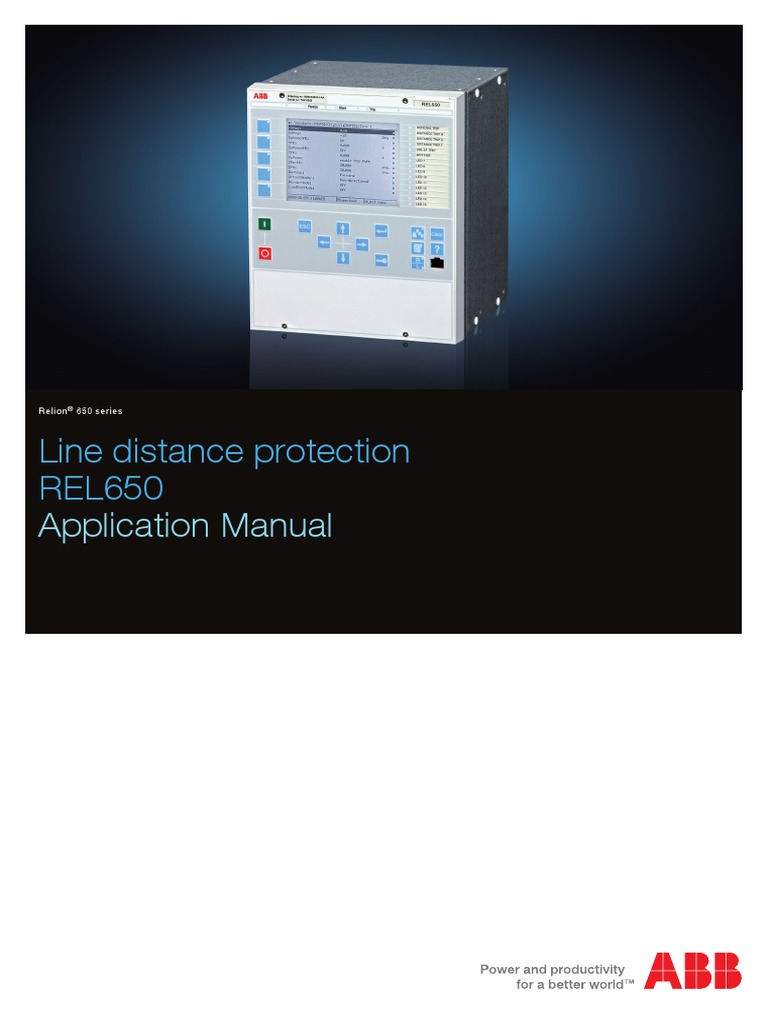 Line Distance Protection REL650: Application Manual | PDF ...