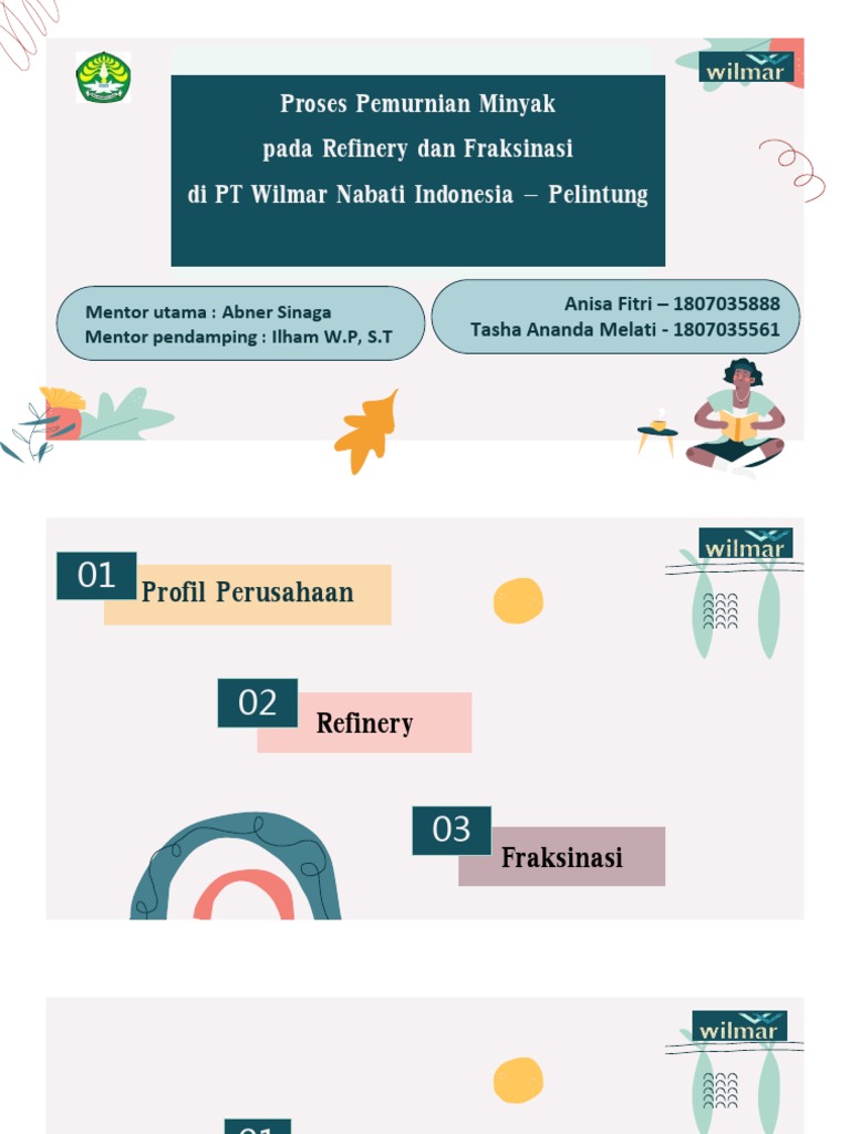 PKL Refinery Fraksinasi Anisa Tasha | PDF