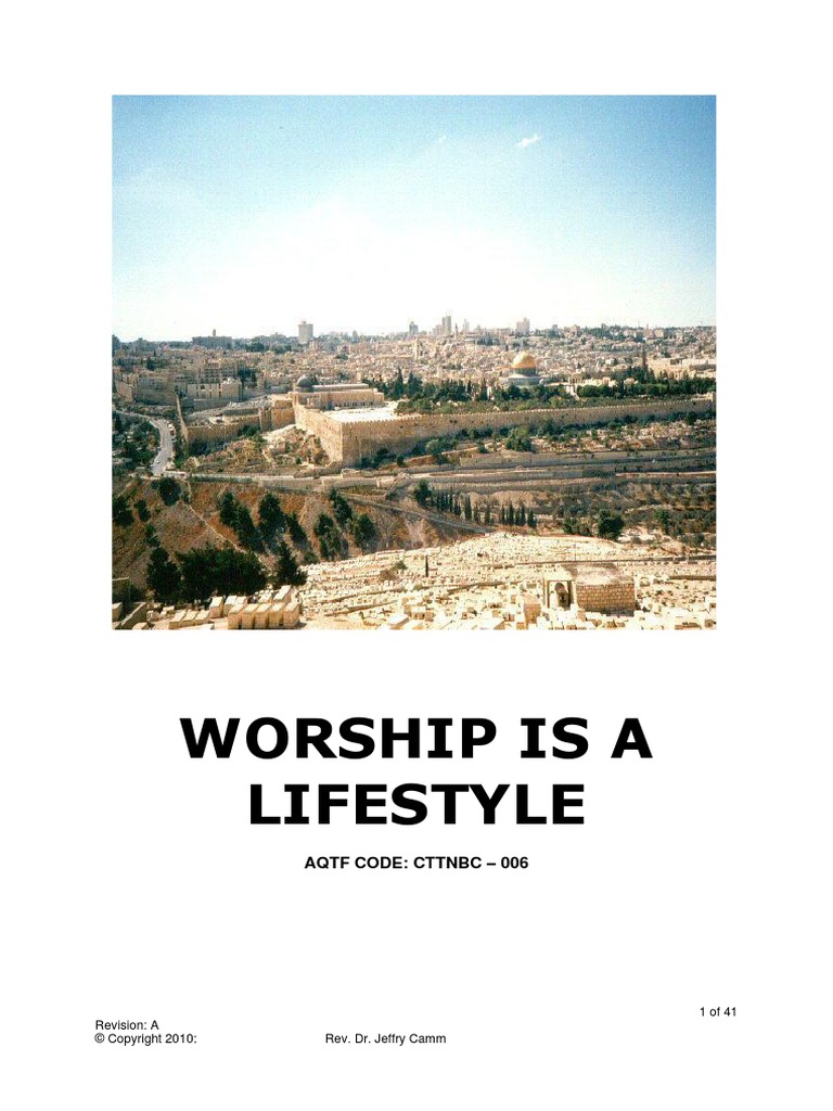 CTTNBC - 006 - Course Outline - Worship Is A Lifestyle | PDF | Sound ...