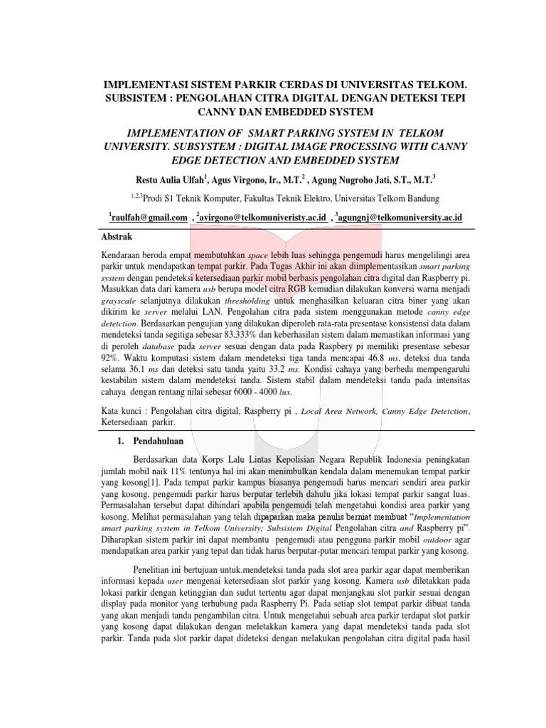 Implementasi Sistem Parkir Cerdas | PDF Implementasi Sistem Parkir Cerdas | PDF