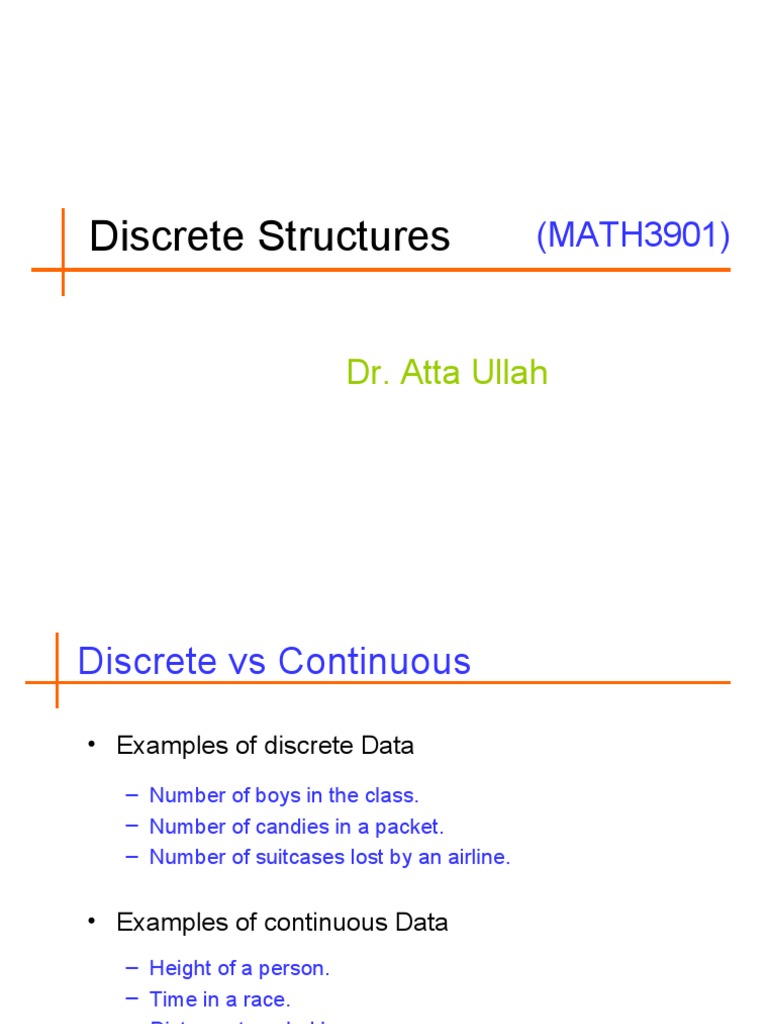 Discrete Structures: (MATH3901) | PDF | If And Only If | Proposition