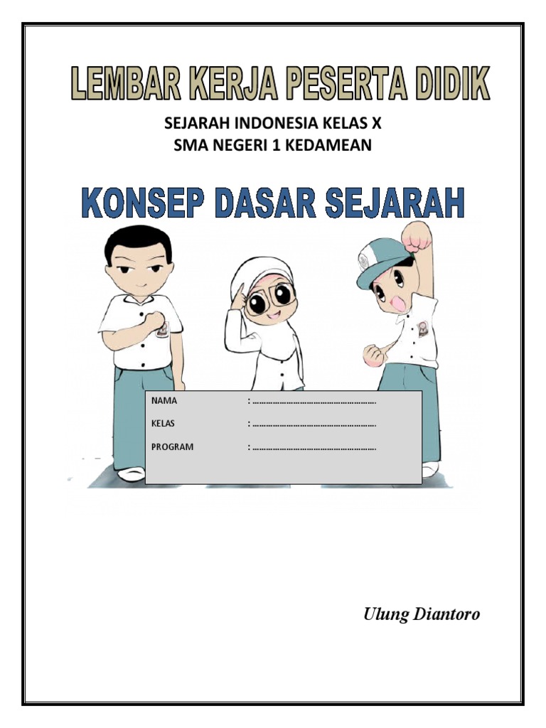 LKPD 3.1 Konsep Dasar Sejarah | PDF