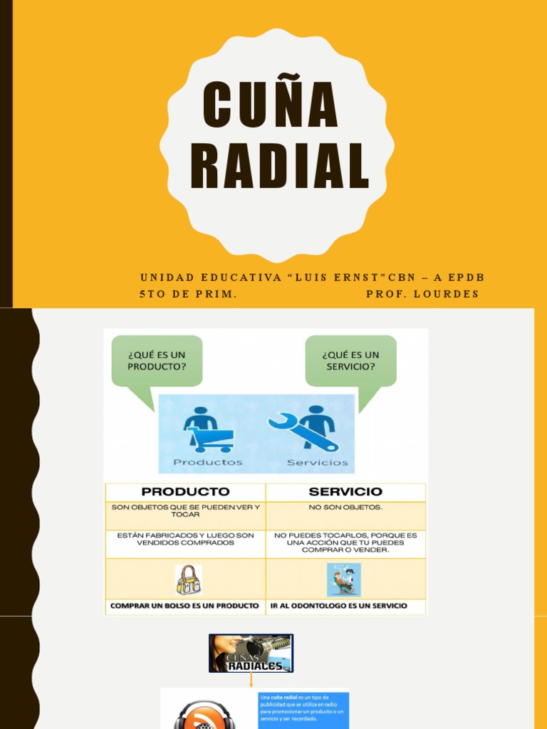 Cuña Radial | PDF