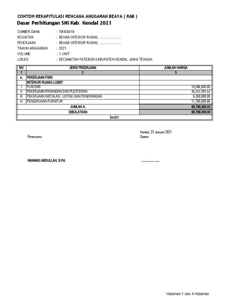 Format RAB Interior | PDF