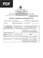 SNED Accomplishment Report | PDF | Inclusion (Education) | Special ...