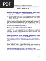 FAQ Sistem APOLO OJK untuk Pelapor | PDF
