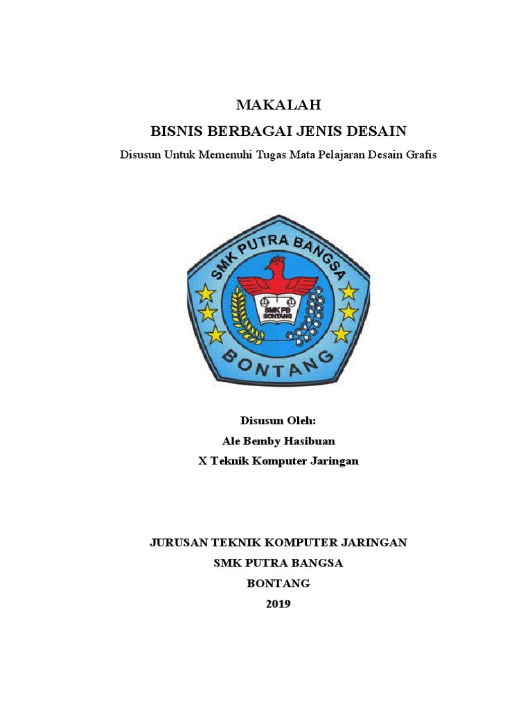 COVER KP DASI DAPUS Desain Grafis | PDF