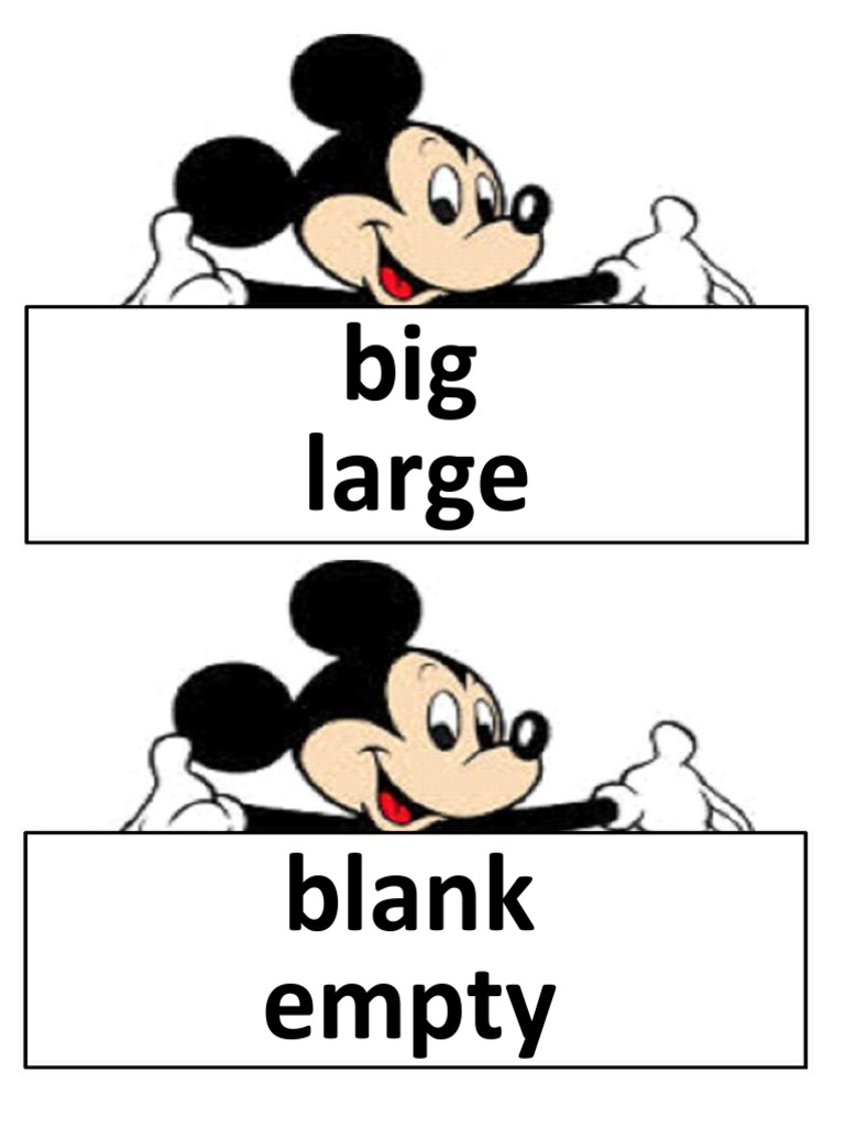 Synonyms for Common Adjectives | PDF