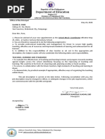 Sample Designation Order | PDF | Teachers | Learning