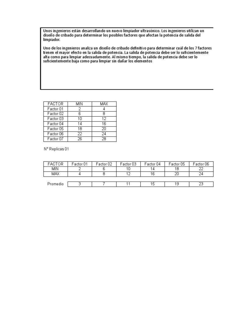 Doe Minitab | PDF