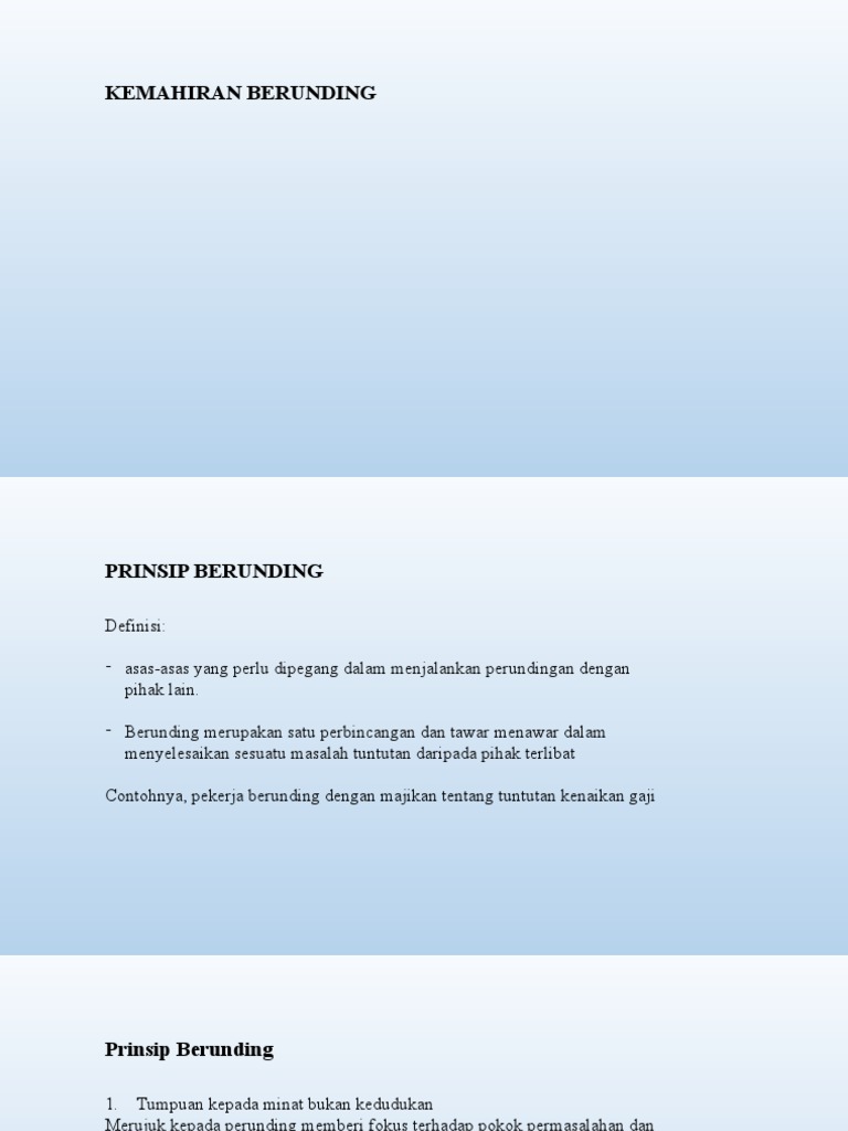 Kemahiran Berunding | PDF
