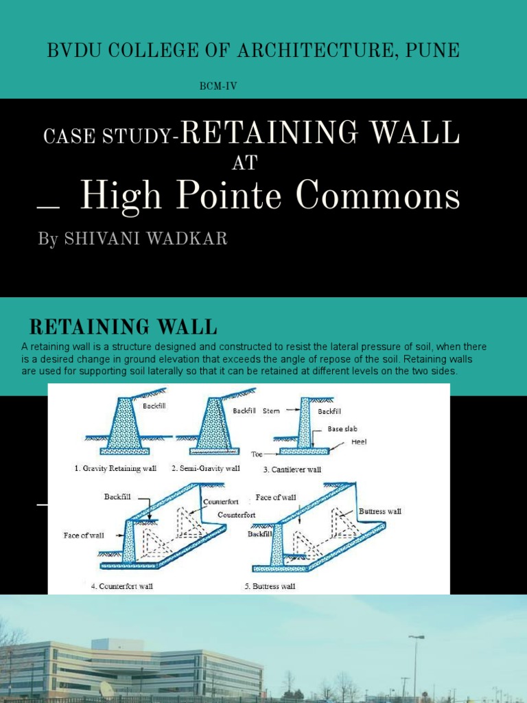 Retaining Wall Case Study | PDF | Civil Engineering | Economic Sectors
