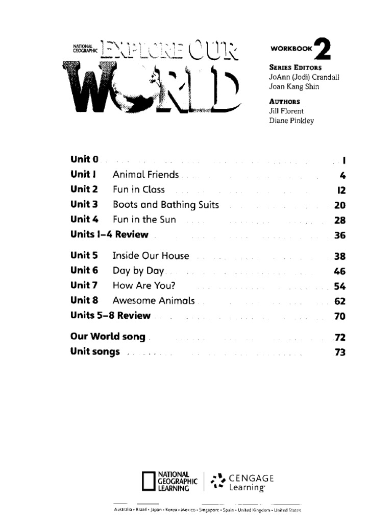 Explore Our World 2 Workbook Full | PDF