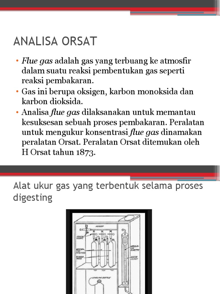 Analisa Orsat | PDF