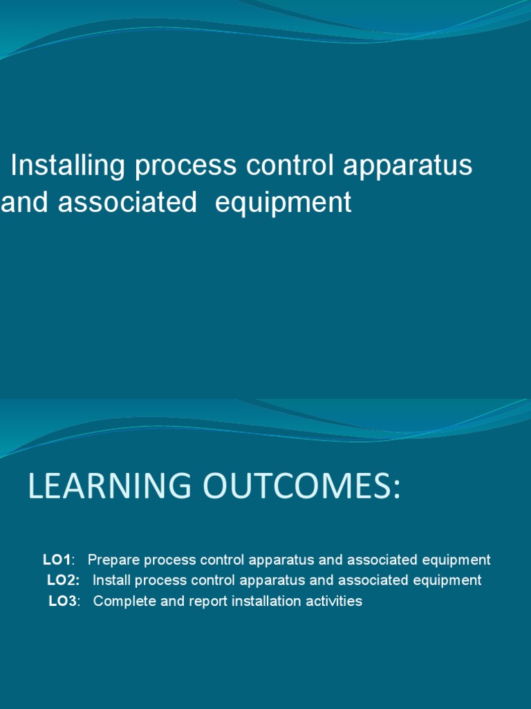 Installing Process Control Equipment | PDF | Control Theory | Personal ...