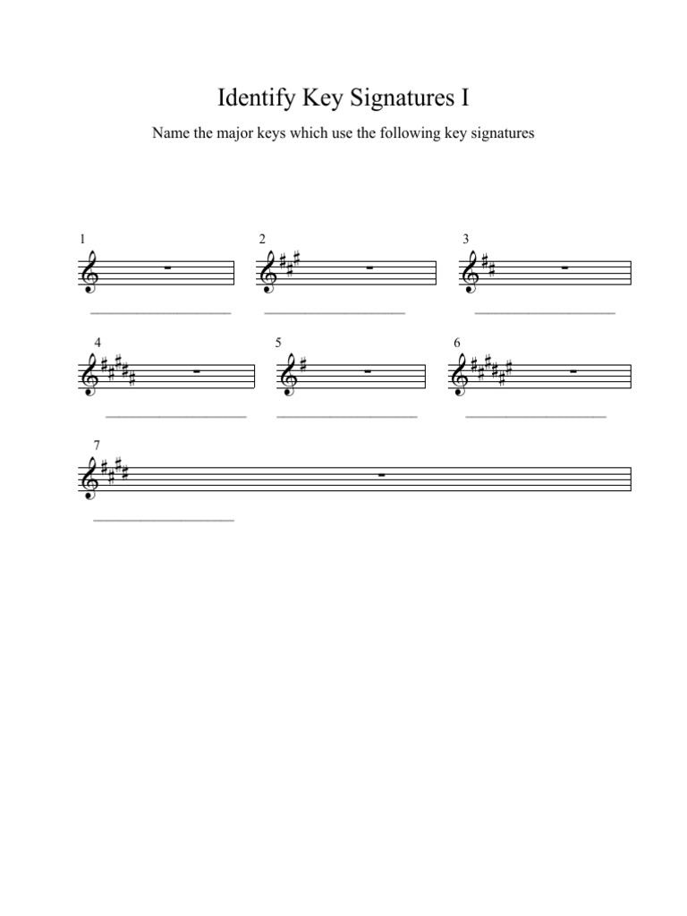 Major Scales With Sharps 2 | PDF