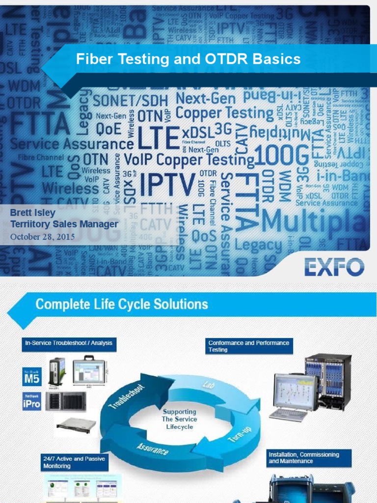 Otdr - Training 1 | PDF | Optical Fiber | Refractive Index