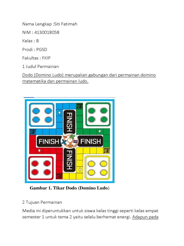 Contoh Permainan Matematika Dengan Pendidikan Karakter Pdf
