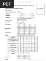 Food Security Card Correction Form | PDF
