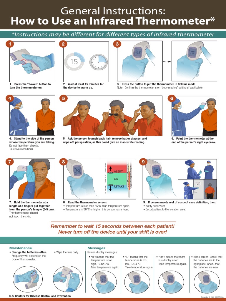 Instructions May Be Different For Different Types of Infrared ...
