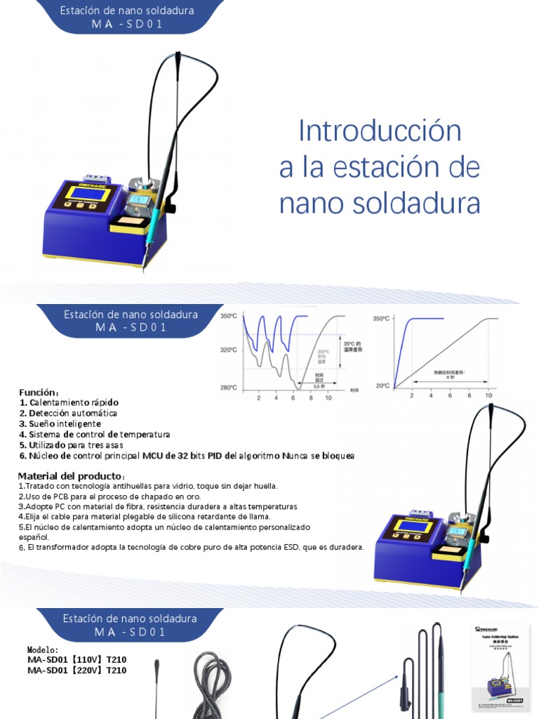 Nano Soldering Station1 - 西语 | PDF | Soldadura | Construcción