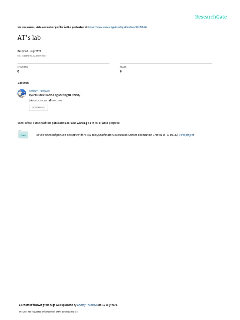 ATs Lab | PDF | Electrical Engineering | Applied And Interdisciplinary ...