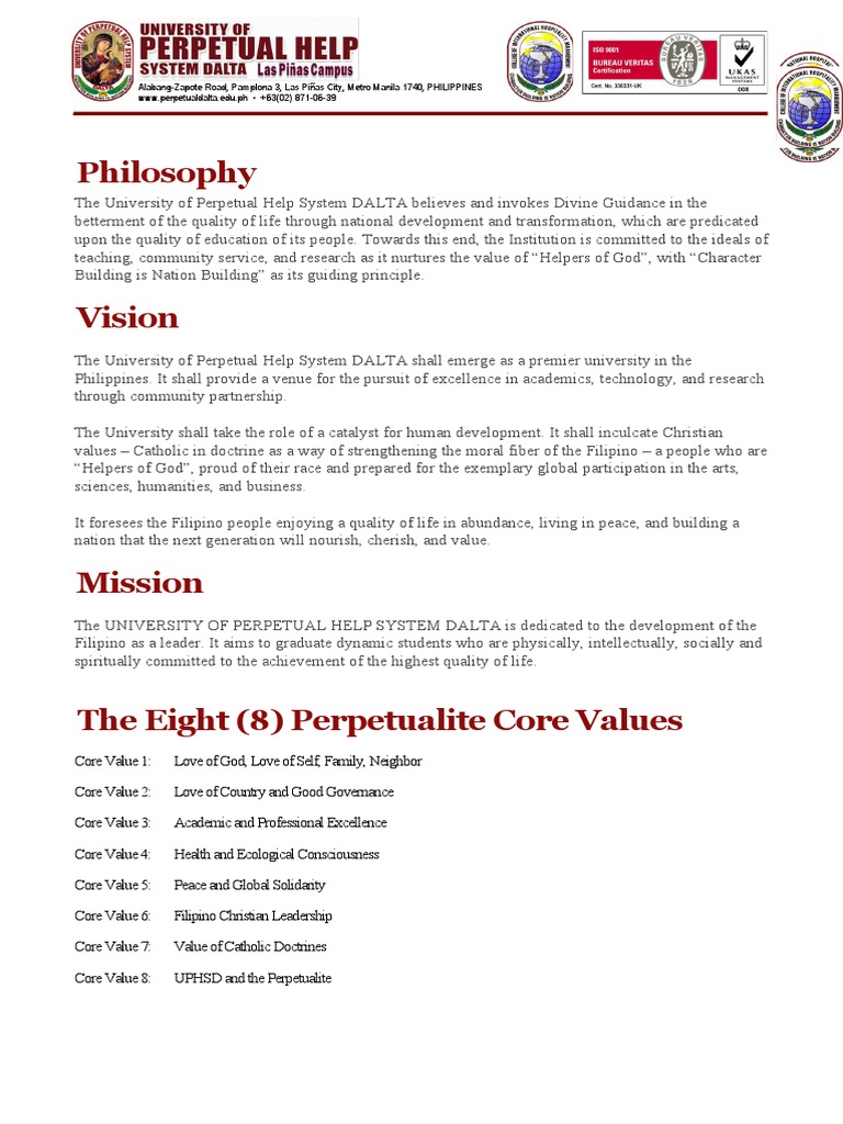 Mission, Vision, Philosophy, Core Values – UVXT
