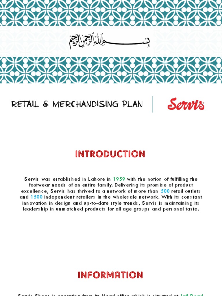 Retail & Merchandising Plan For Servis Shoe | PDF | Shoe | Secondary Sector Of The Economy