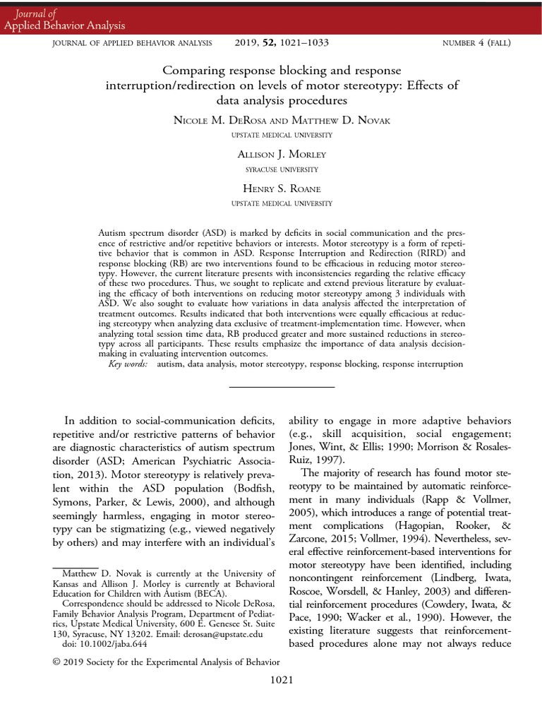 Comparing Response Blocking and Response Interruption or Redirection On ...