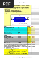Condenser Design Calculation | PDF | Heat Transfer | Enthalpy
