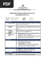 Detailed Lesson Plan in Mathematics 3 | PDF | Multiplication | Teaching ...