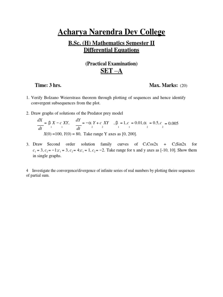 Practical Paper SEM2 2021 - New | PDF | Series (Mathematics) | Calculus