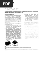 Masterflow 160A: Aluminium Free Expanding Grout Fluidifier | PDF ...