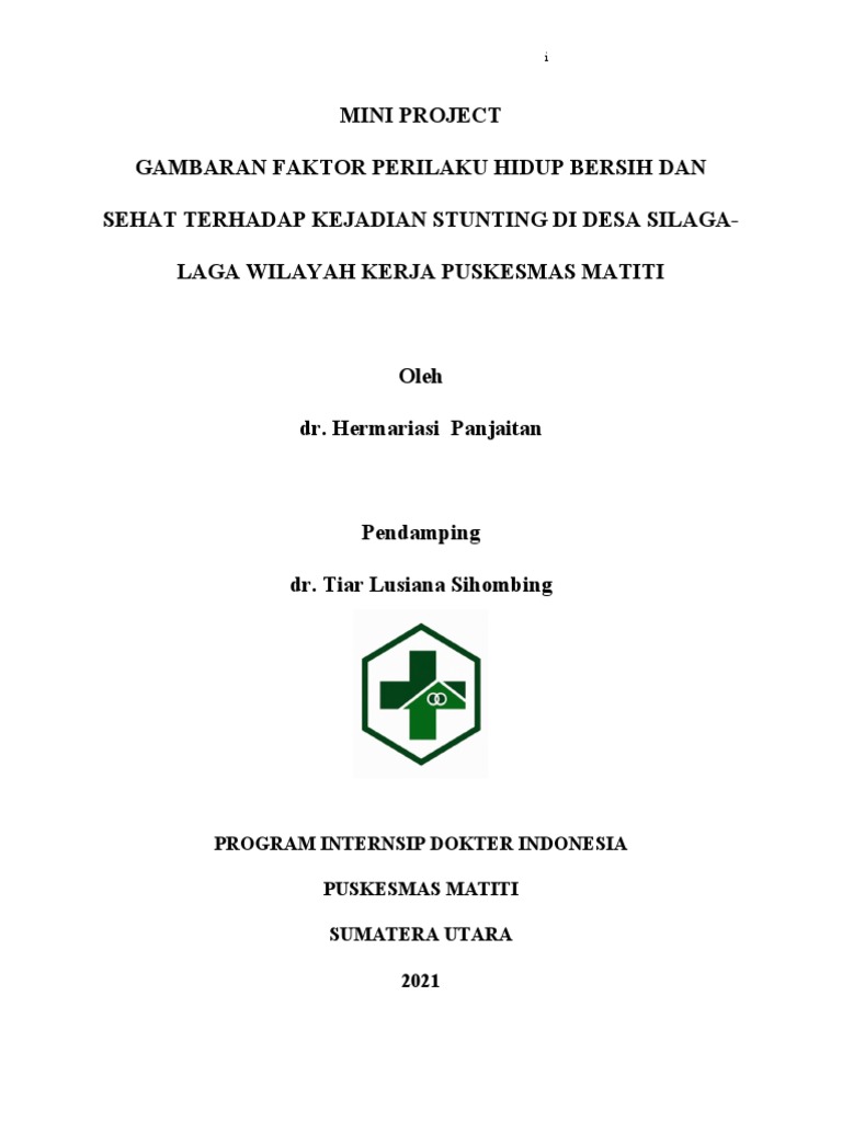 Minipro Stunting | PDF